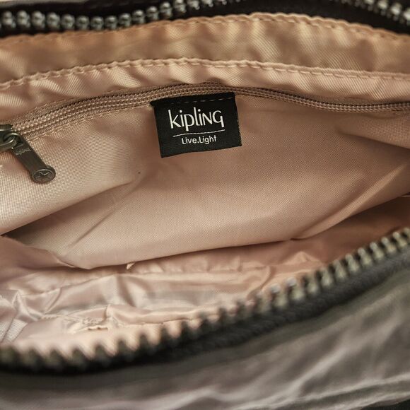 Kipling | Bags | Kipling Crossbody Shoulder Bag Black Hobo Satchel Four ...